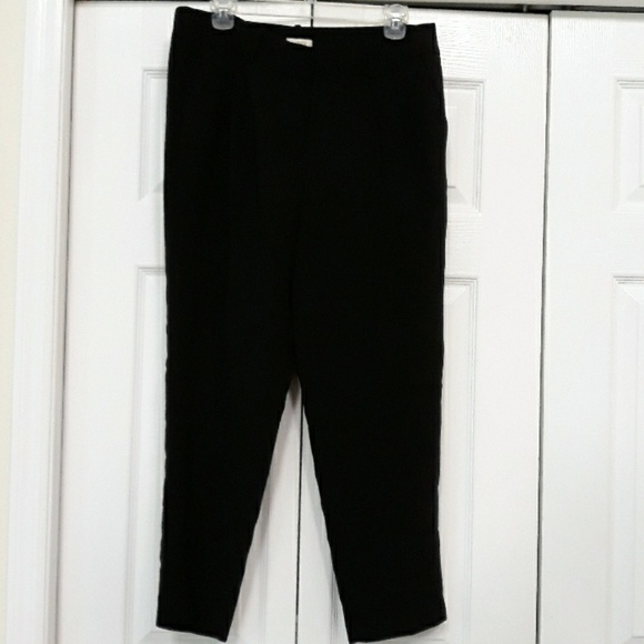 J. Crew Factory | Pants & Jumpsuits | Jcrew Outlet Womens Career Black ...